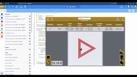 Draw Spiral Triangle Python Vexcode Vr Youtube