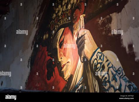 Mural In The Art Lane Of George Town It Is Public Street Art In The