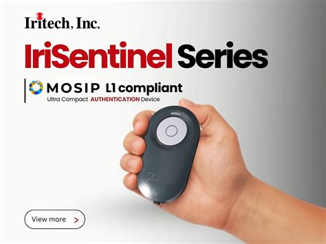 Iritech Launches Iriaegis Bk Next Generation Binocular Iris Scanner Built On The Proven Legacy