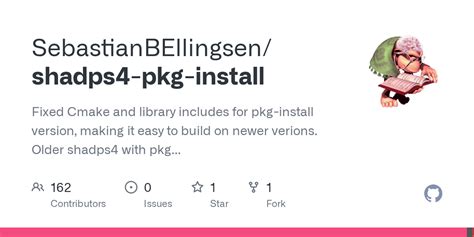 Github Sebastianbellingsenshadps4 Pkg Install Fixed Cmake And
