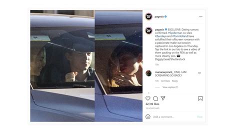Zendaya Y Tom Holland Fueron Sorprendidos Besándose En El Auto Del