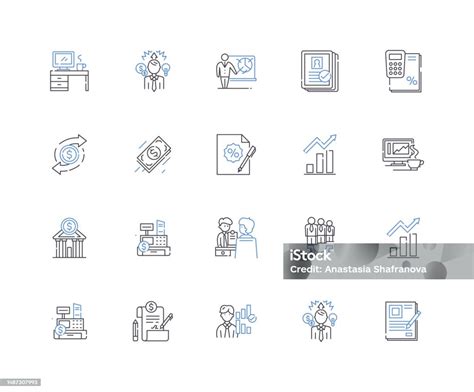 설문 조사 비즈니스 라인 아이콘 모음입니다 피드백 연구 분석 데이터 질문 응답 통찰력 벡터 및 선형 그림 샘플링 인구 통계 참가자 개요 표지판 세트 설문지에 대한 스톡 벡터