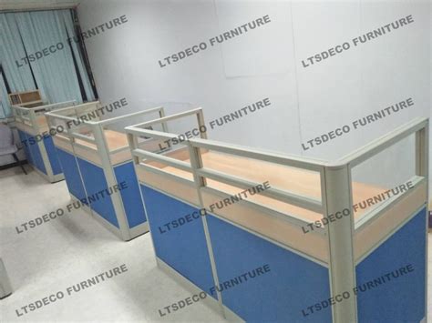 Workstation Cubicle With Glass Office Partition Office Furniture Furniture And Home Living