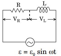 A An Ac Circuit As Shown In The Figure Has An Inductor Of Inductance M