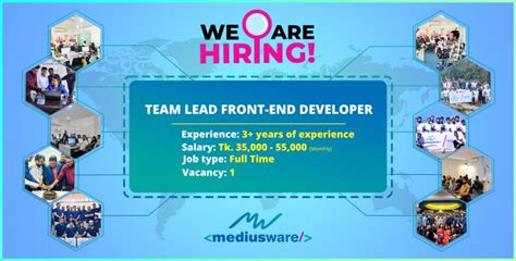 Frontenddeveloper Teamlead Reactjs Vuejs Reactnative Mediusware