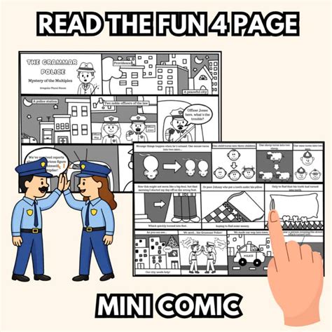 Mini Grammar Unit Irregular Plural Nouns The Grammar Police Comic
