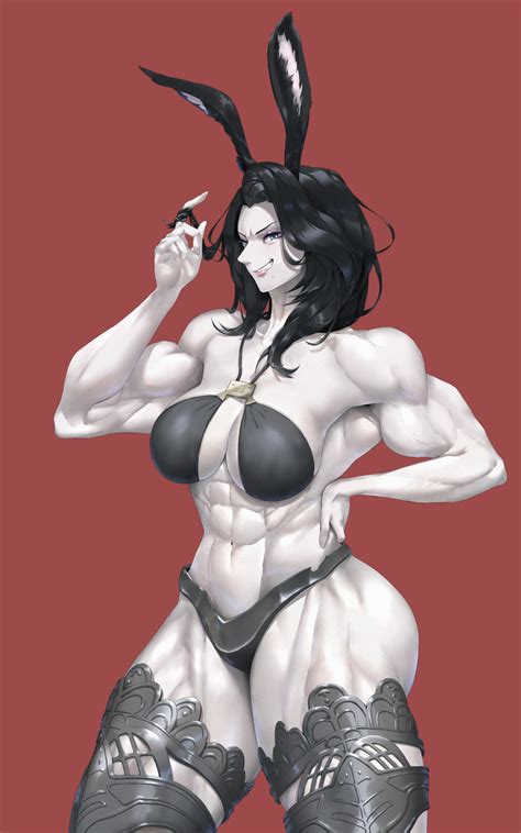 Rule 34 702 96 Abs Absurd Res Female Only Final Fantasy Final Fantasy Xiv Muscular Female