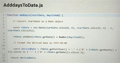 Soalicious Oic Javascript How To Add Days To A Date Yyyy Mm Dd