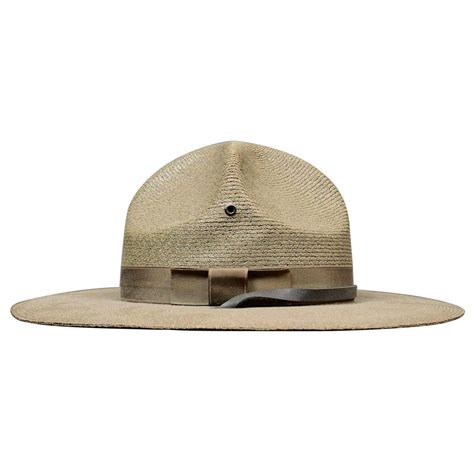 Genuine Vintage Law Man Hat Milan Campaign Sheriff Ranger Police