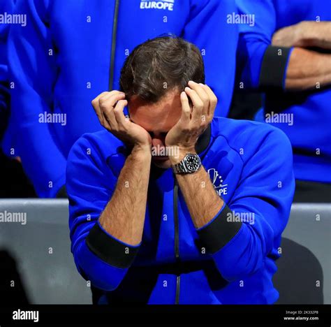 London Britain 24th Sep 2022 Swiss Player Roger Federer Of Team