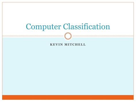 Ppt Computer Classification Powerpoint Presentation Free Download