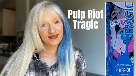 Pulp Riot Tragic Split Dye Blue Hair Bluehair Diyhaircolor Blonde