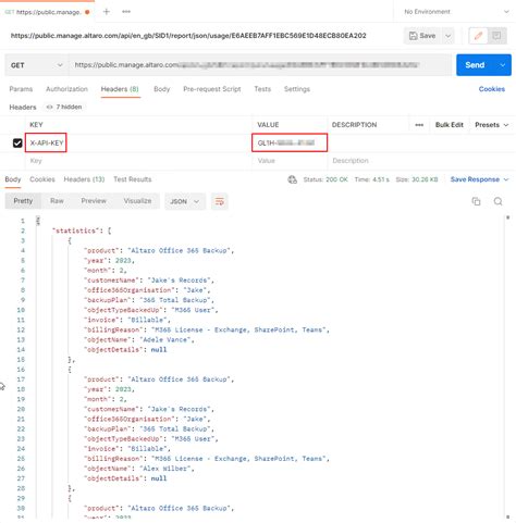 How To Use The Api Key For Usage Reports Hornetsecurity Knowledgebase