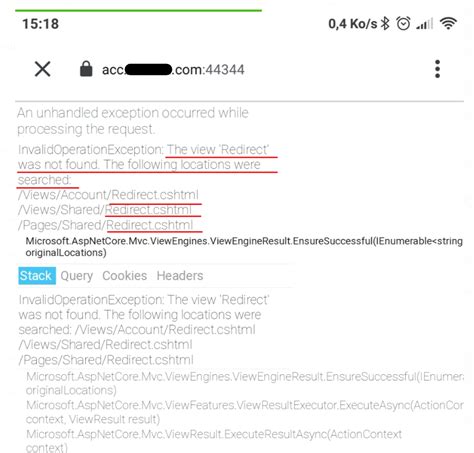 Identityserver4 Identity Server Redirect To React Native Error