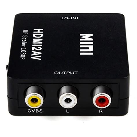 ᐉ Конвертер адаптер Hdmi на Rca Av тюльпаны Hdmi2av • Купить в Киеве Украине • Лучшая цена в