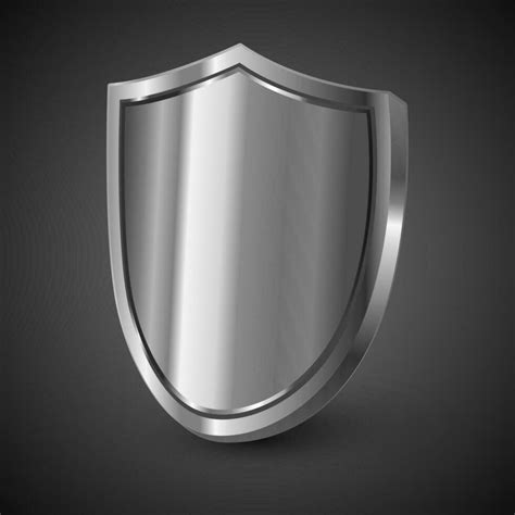 3d Metal Protective Shield Icon 31213174 Vector Art At Vecteezy