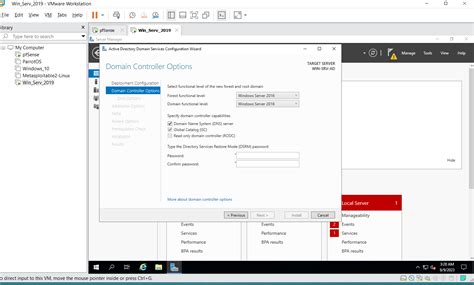 Configuration Of Active Directory Windows Server 2019