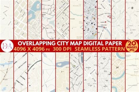 1 Overlapping City Map Designs And Graphics