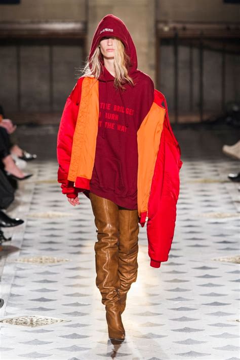 Vetements Paris Fashion Week Trends Fall 2016 Popsugar Fashion Photo 16