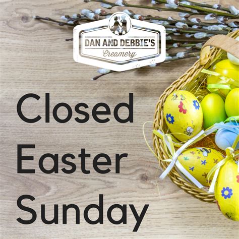 Printable Closed For Easter Sign