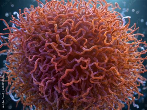 Borrelia Burgdorferi Spirochetes Are Long And Slender Bacteria A Cluster Of Bacteria