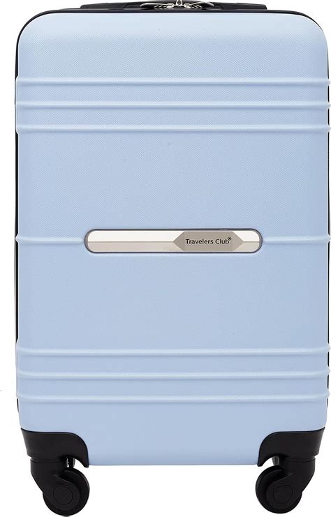 Travelers Club Richmond Spinner Luggage Blue Carry On 22 Inch
