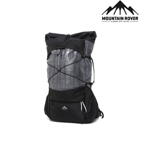 마운틴로버 타르시어40 985g 배낭 포켓그레이 Upsidedown
