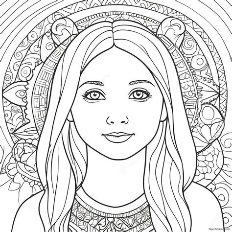 Mia Coloring Page 68032 54678