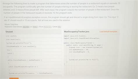 Arrange The Following Lines To Make A Program That