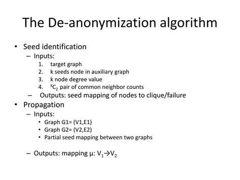 Ppt De Anonymizing Social Networks Powerpoint Presentation Free
