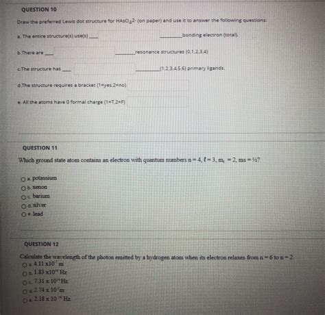 Get Answer Question 28 The Complete Electron Configuration With