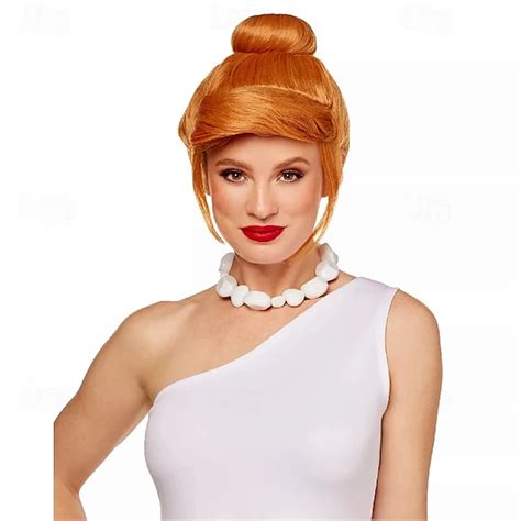 Hairjoy Synthetic Hair Wilma Flintstone Wig Halloween Cosplay Party