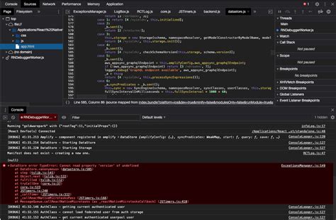 Error Datastore Error Typeerror Undefined Is Not An Object