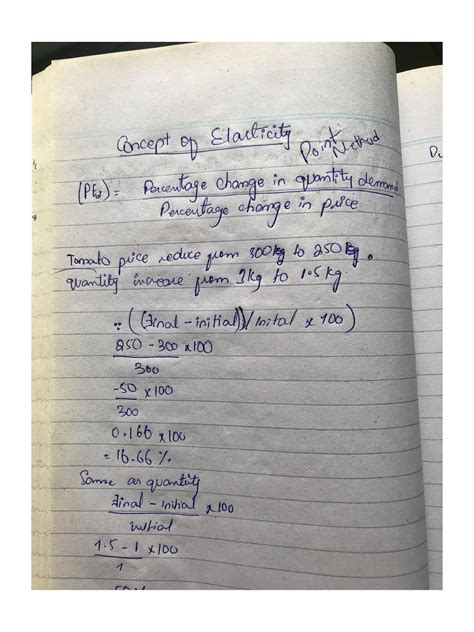 Solution Concept Of Elasticity With Example Studypool