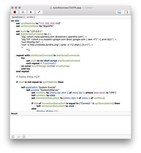 How To Setup An Auto Reconnect Script For An Ikev2ipsec Vpn Service On Your Mac