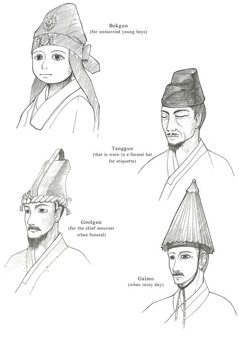Hanbok Mens Hats By Glimja On Deviantart 한국 드레스 한복 한국 의상