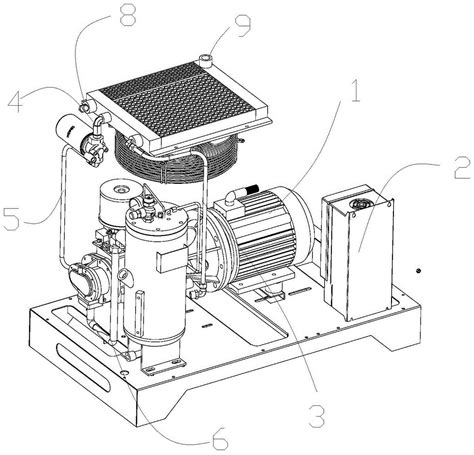一种永磁变频螺杆空压机的制作方法