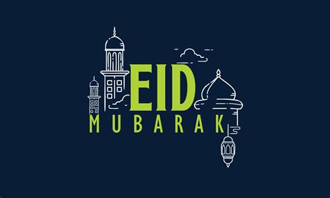 Eid Mubarak Typography Eid Typography Islamic Typography 22639968