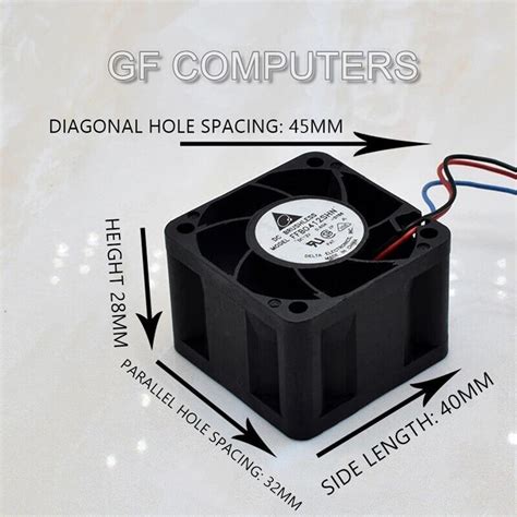 Nvidia Tesla Gpu Cooling Fans And Shroud Mounting K80 K40 K20 Accelerator Card Ebay