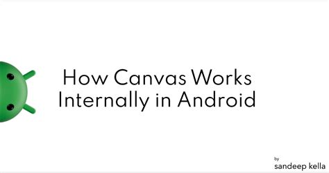 how canvas works internally in android by sandeep kella dev genius