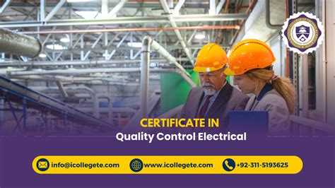 Quality Control Electrical Course In Chakwal International College Of
