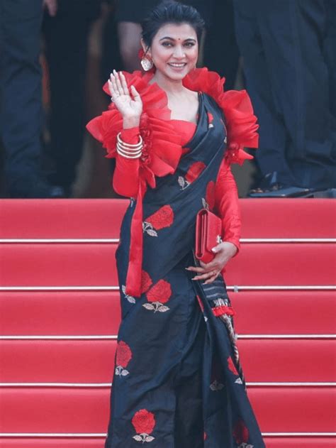 Aimee Baruahs Cannes Look Traditional Assamese Attire Stuns News9 Live