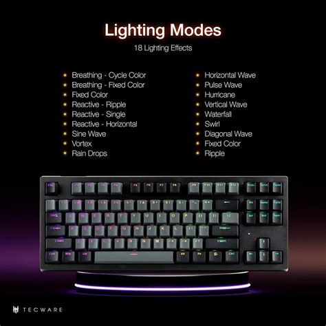 TECWARE Phantom Key Mechanical Keyboard RGB Nepal Ubuy