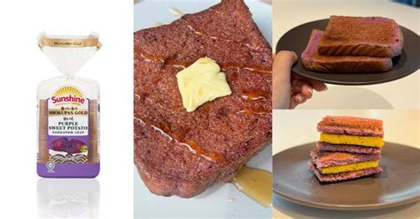 3 Recipes Featuring Sunshine Shokupan Gold Purple Sweet Potato Loaf That Scream Japan