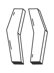 Parenthesis Bracket Symbol Royalty Free Vector Image