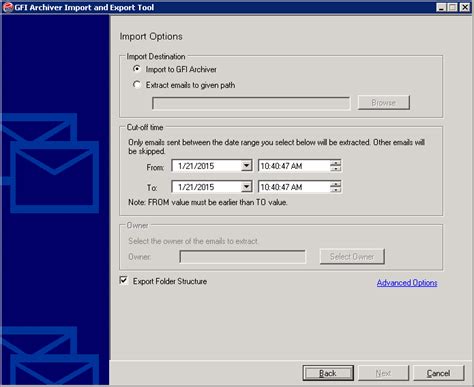 Import Emails From Microsoft Exchange Mailboxes