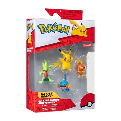 Figuras Pokémon Pikachu Torchic Treecko Y Mudkip Walmart