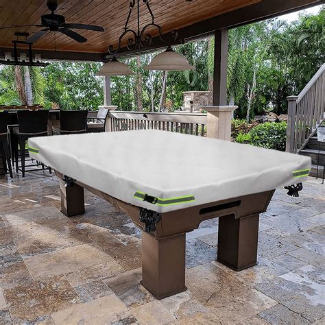 Pool Table Cover 8ft Billiard Table Cover 600d Waterproof Covers For