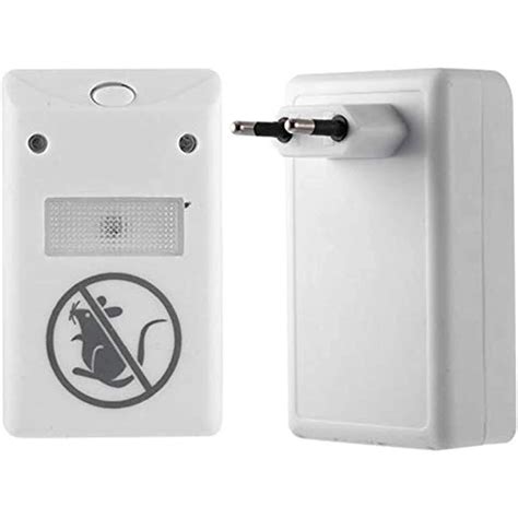 طارد حشرات وفئران بالموجات فوق الصوتية أبيض