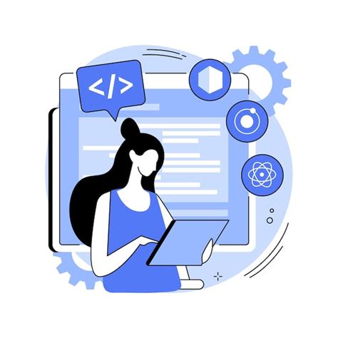 Premium Vector Crossplatform Frameworks Abstract Concept Vector Illustration